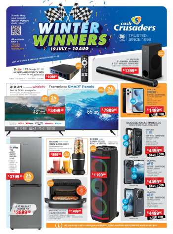CASH CRUSADERS • Specials • Stores • Trading hours