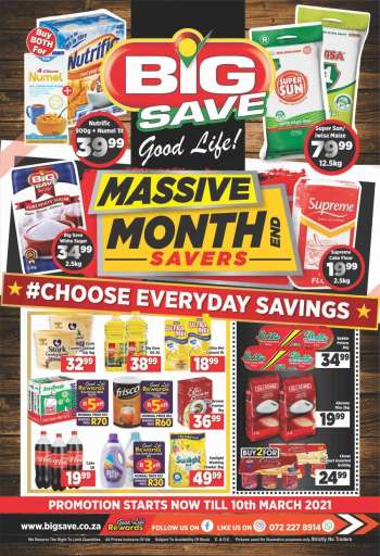 BIG SAVE Specials • March 2022