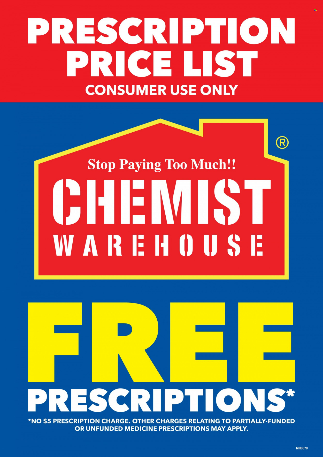 CHEMIST WAREHOUSE Catalogue Prescription Price List June 2023 Page 1