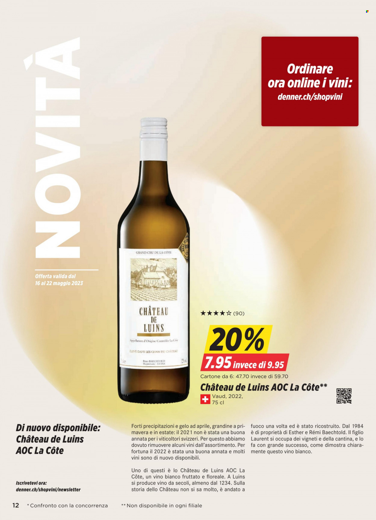DENNER catalogue • Settimanale Denner KW 20 • Du 16 mai 2023