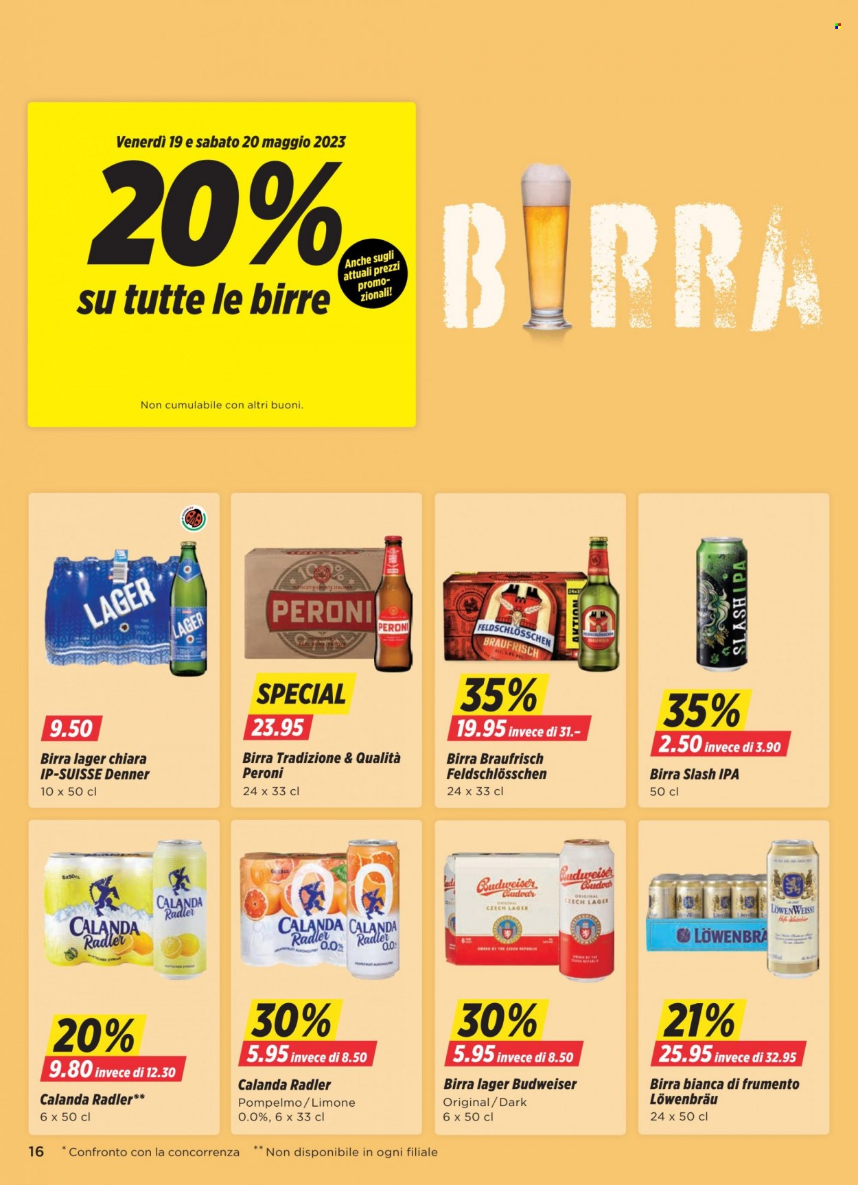 DENNER catalogue • Settimanale Denner KW 20 • Du 16 mai 2023