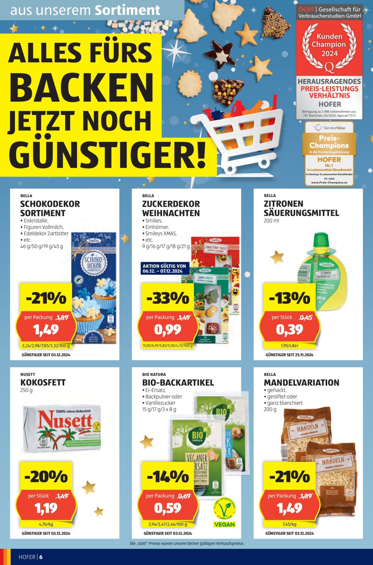 HOFER Flugblatt • Ab Donnerstag, 5.12.2024