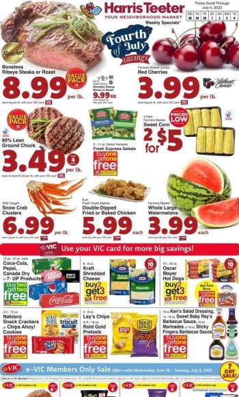 HARRIS TEETER Ad • Wed, June 14 thru Tue, July 11, 2023